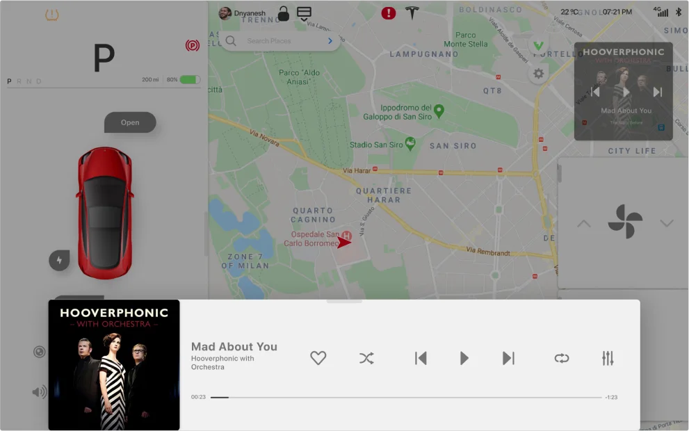 Tesla Infotainment System