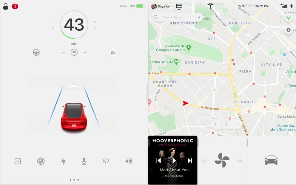 Tesla Infotainment System